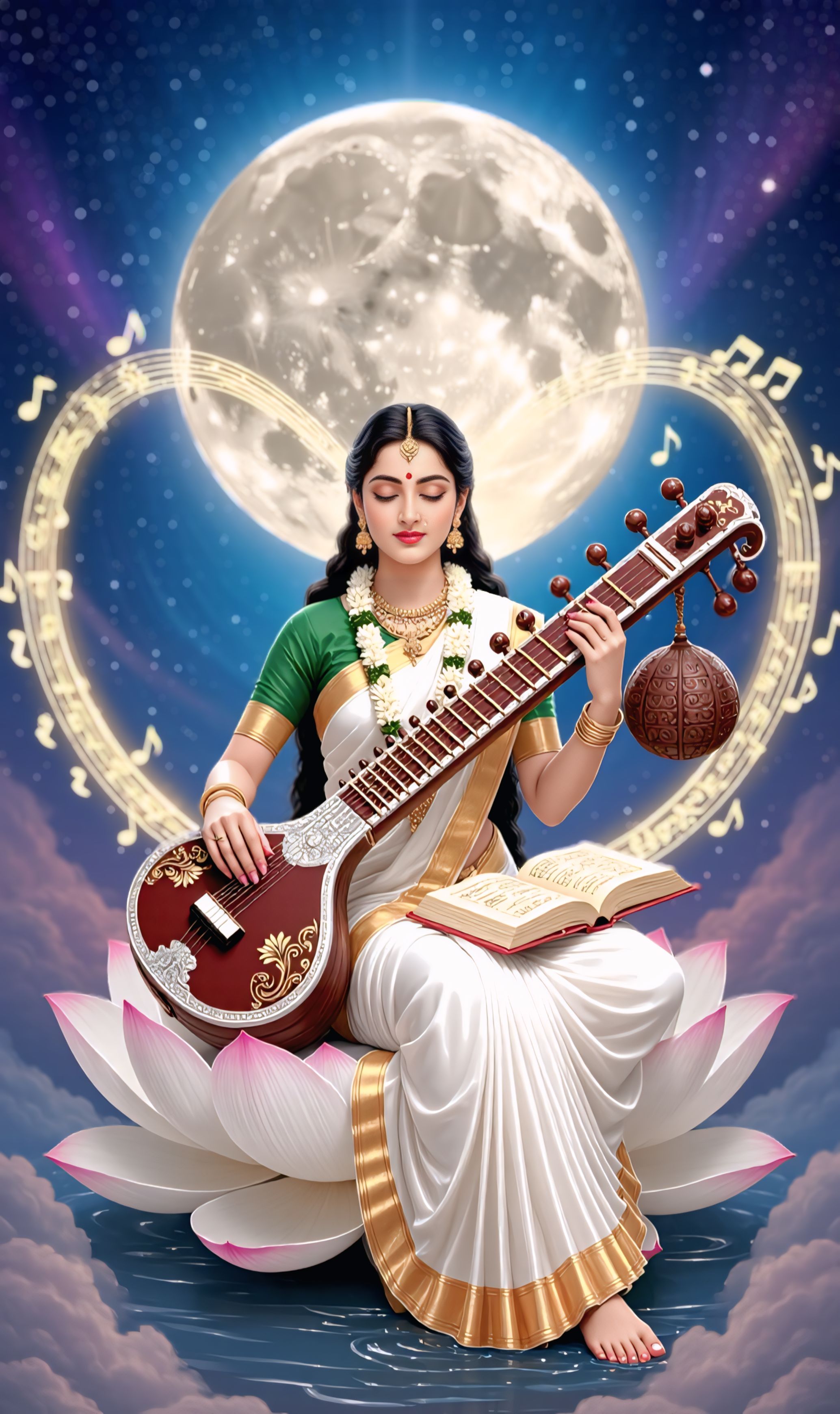 Saraswati Mata Photos 2025 – Royalty‑Free 4K, Download Now. - GodsPhoto