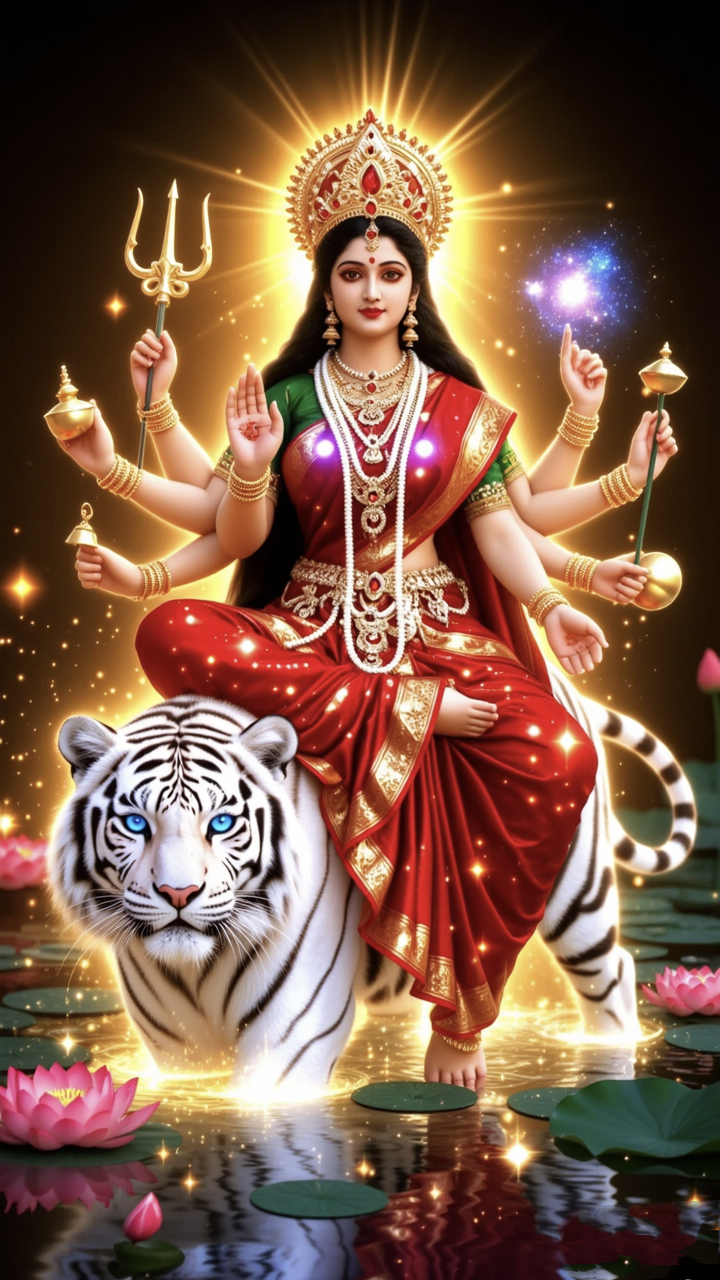Kushmanda Mata HD Photo – Divine Goddess Image - GodsPhoto