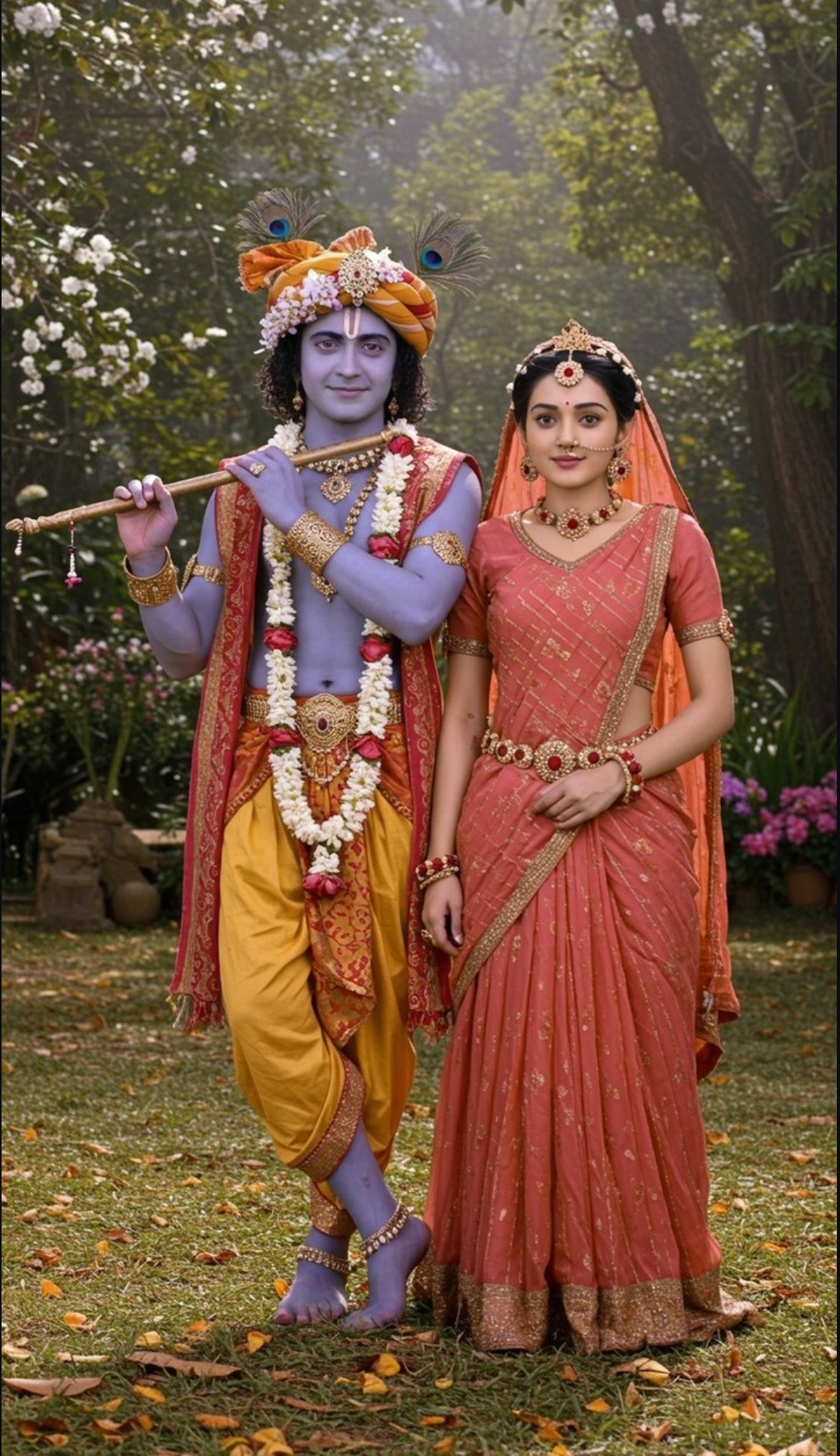 Radha Krishna Divine Photo – Symbol of Eternal Love - GodsPhoto